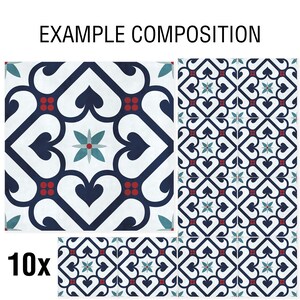 Beirut Tile Stickers, Stair Vinyl Decal, Removable Kitchen Backsplash ...