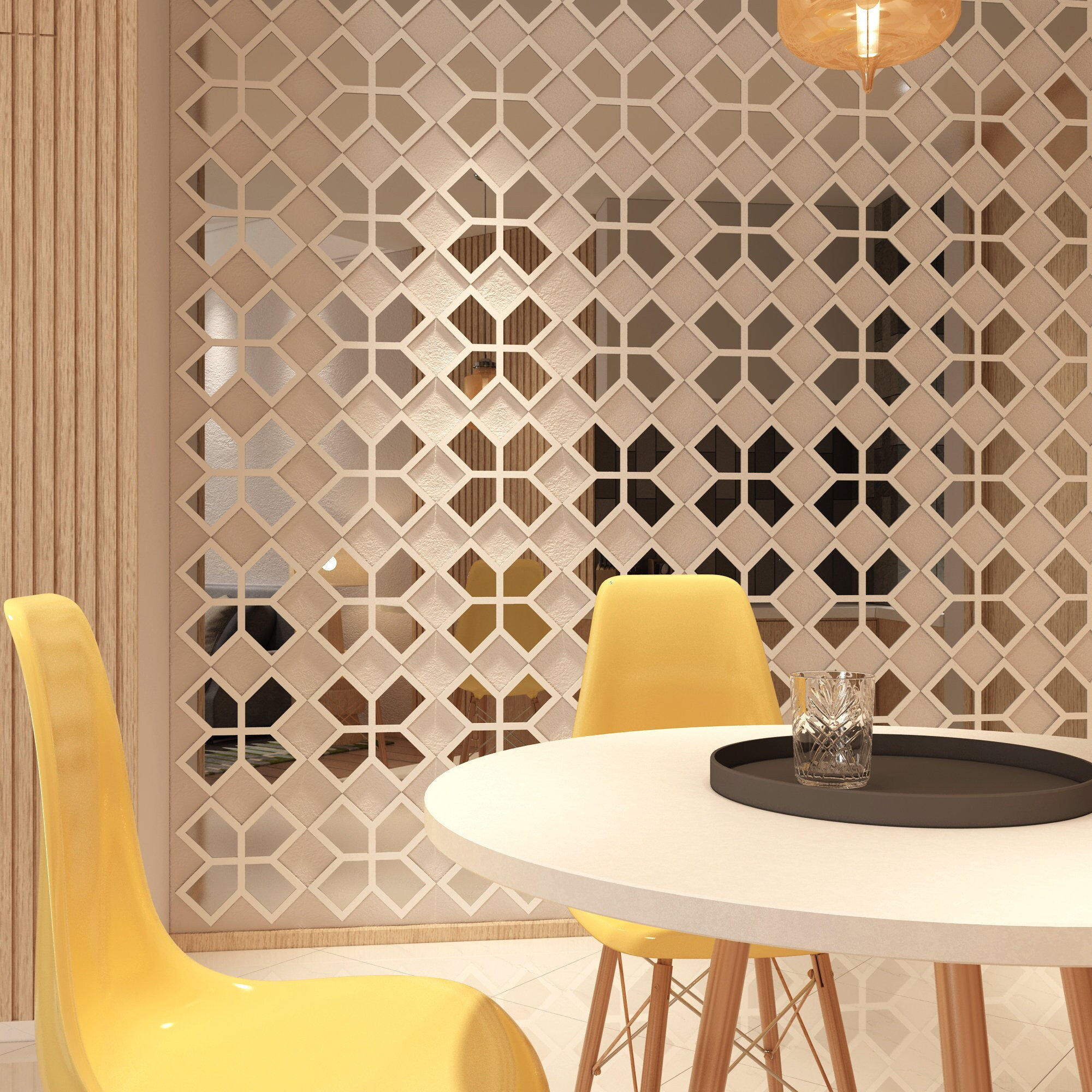 Crosses PVC and Mirror Wall Panels 3D Wall Decor Decorative - Etsy