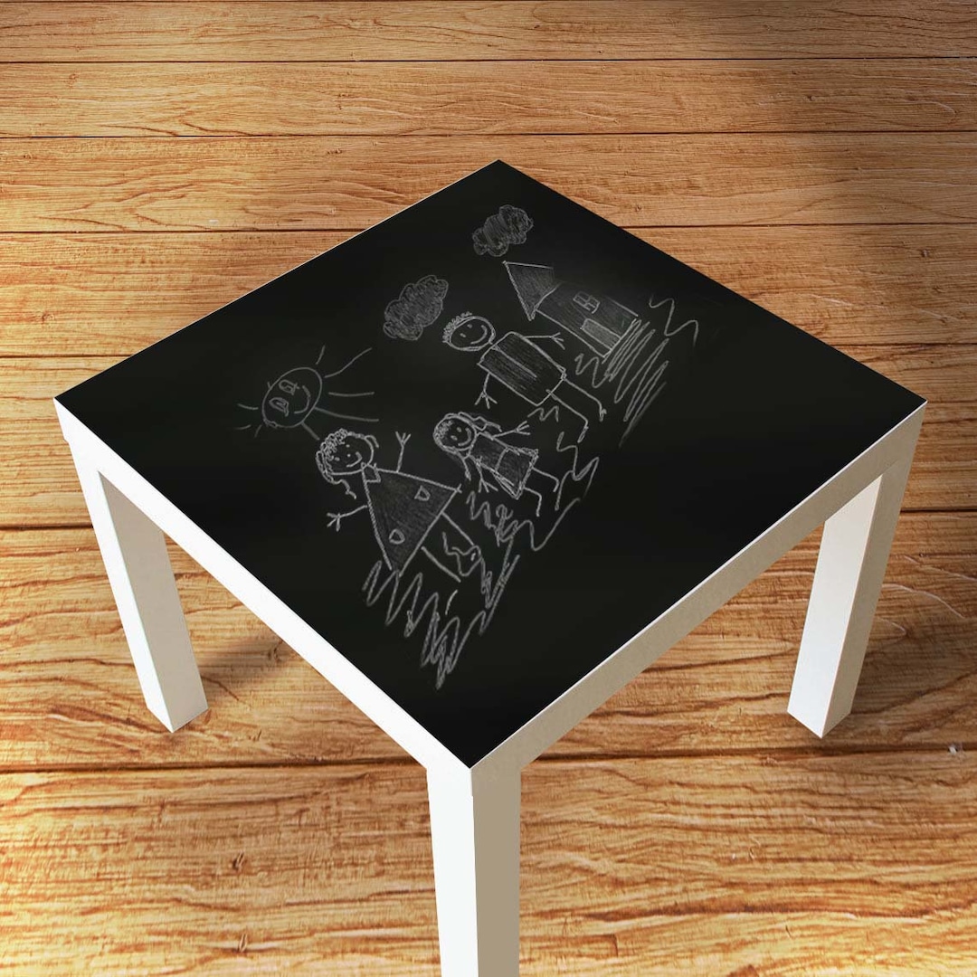 Chalk Board Sticker - Drawing Table Sticker - Table Decal - Kids Table ...
