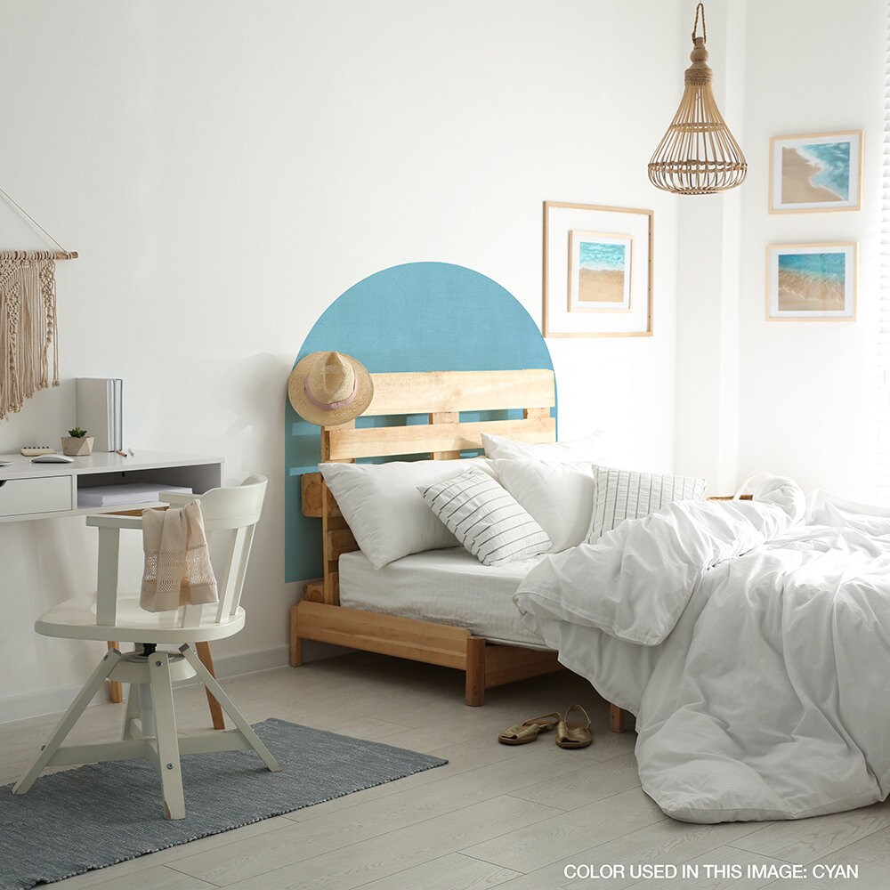 Bed Size Arch Sticker Color Block Wall Sticker Abstract Wall | Etsy Canada