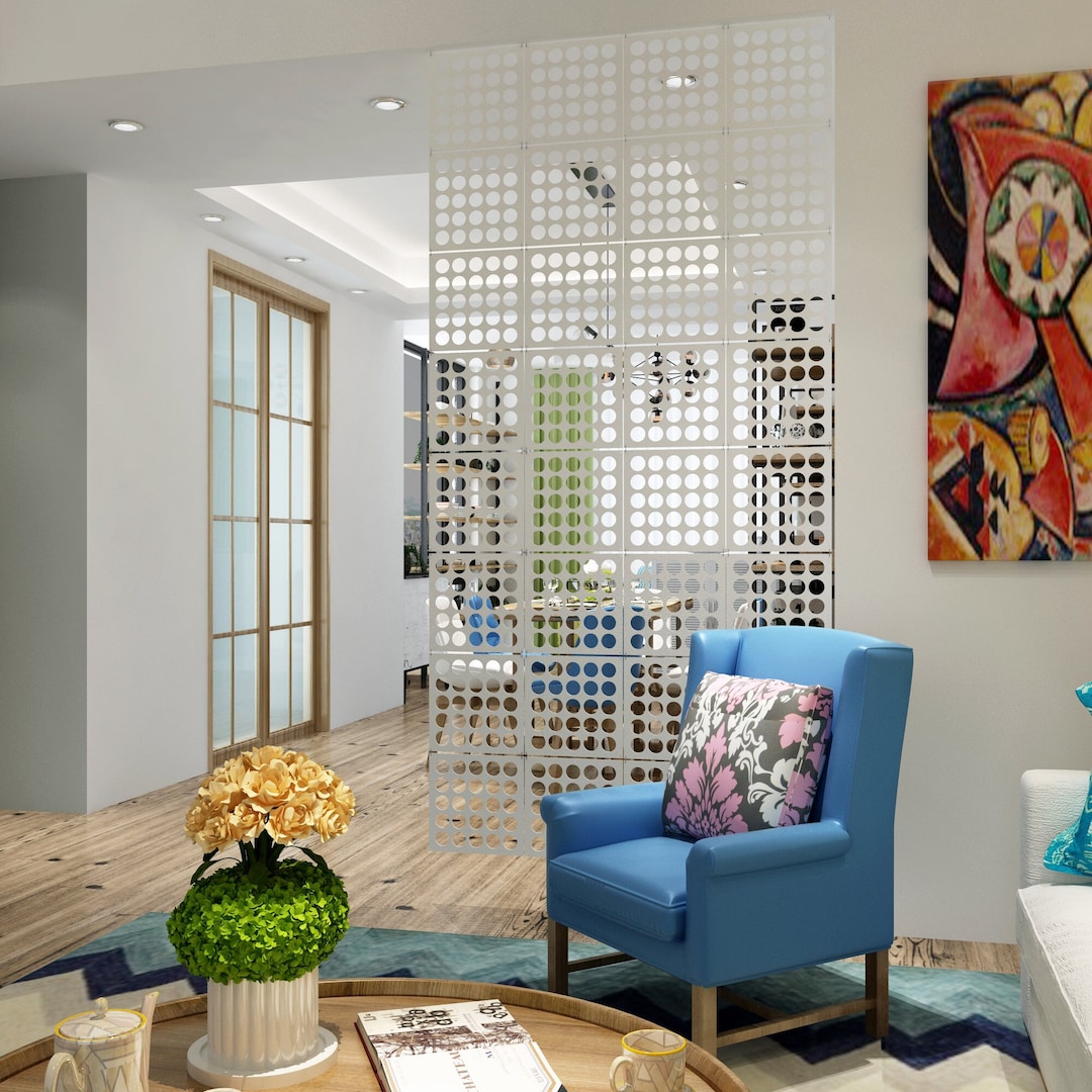 Dots Pattern Room Divider, Room Separator, Partition Hanging ...