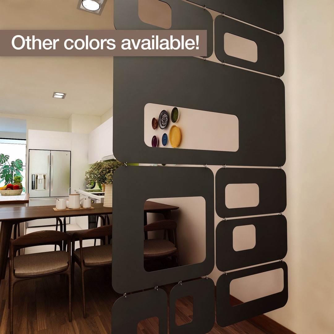 Retro 70s Decor - Modular Wall Panels Screen - Mid Century Home - Room ...