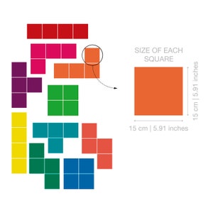 Building Blocks Stickers (pack 10 Pieces), Gaming Decor, Wall Decal ...