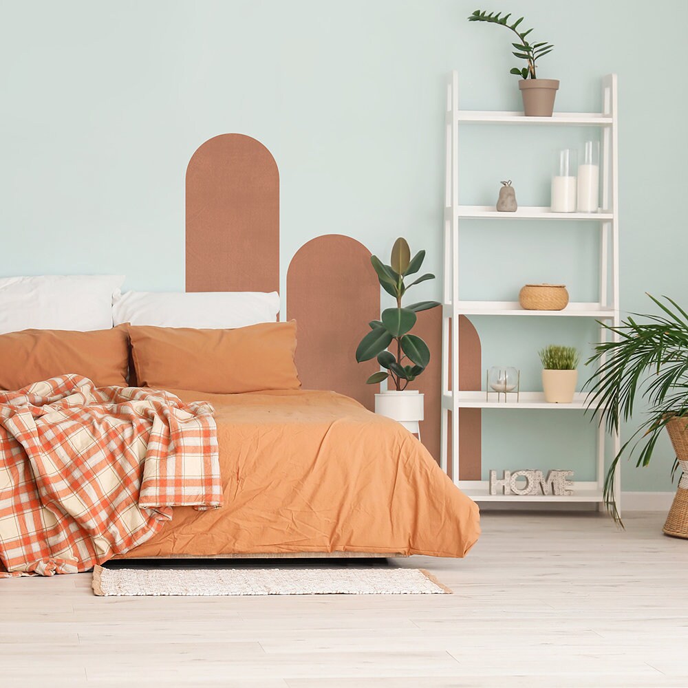 Arch Wall Decal Set Color Block Wall Sticker Boho Interior | Etsy