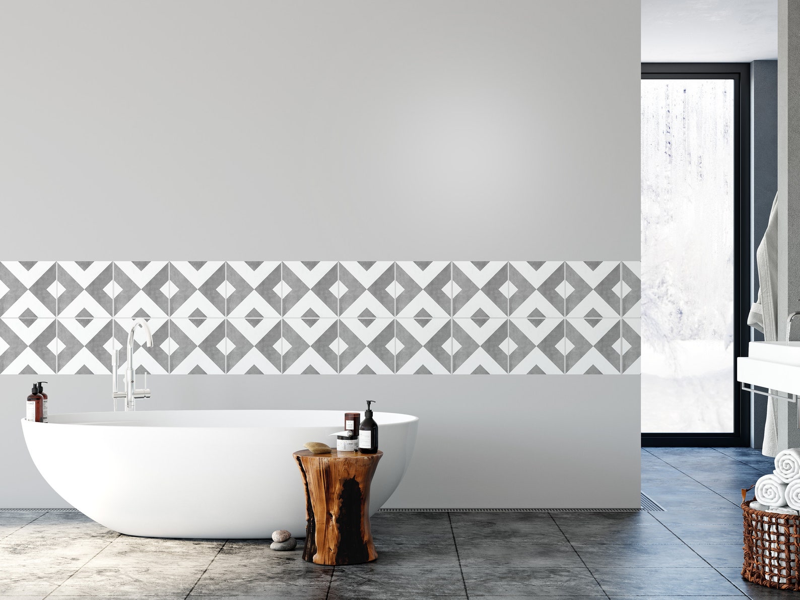 Crédence Adhésive, Kitchen Backsplash, Backsplash Decals, Roll Tile ...