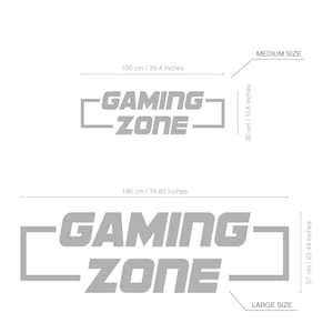 Gaming Zone, 3D Wall Decor, Video Games Sign, Gameroom Sign Gifts ...
