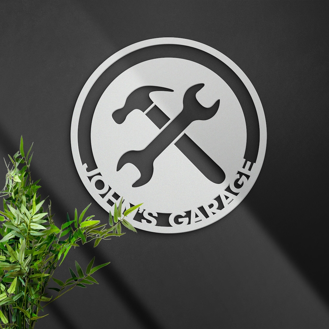 Custom Mechanic Logo Wall Decor, 3D Work Shop Sign, Fathers Day Gift ...