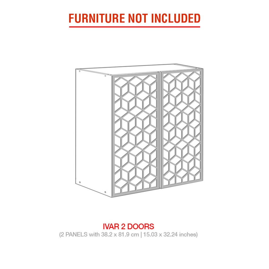 Sintra IVAR Kits 2 Doors Furniture Appliques Fretwork | Etsy