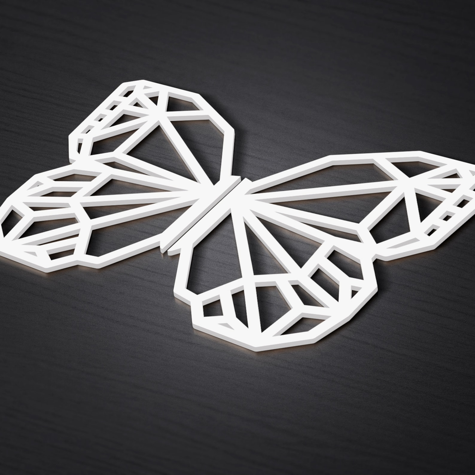 Geometric Butterfly Wall Decor Animal Geometric Geometric - Etsy