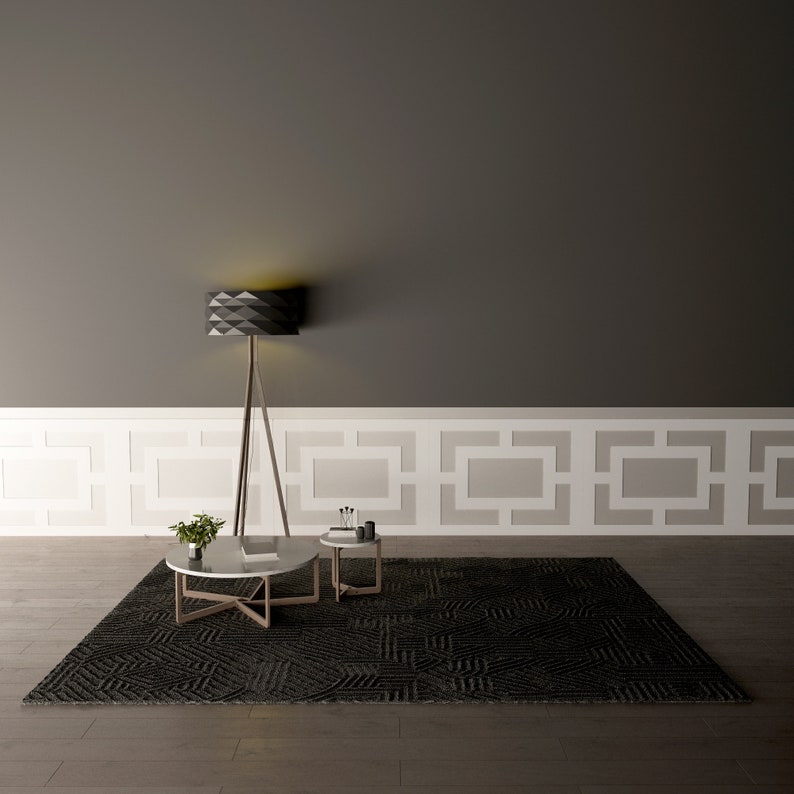 Mid Century Wainscot 3D Wall Panels Wainscot Panels 3D - Etsy Canada