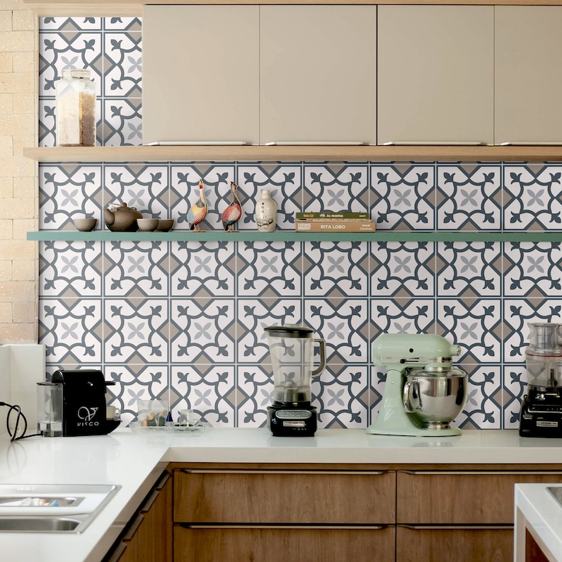 Cairo Tile Stickers Floor Self Adhesive Vinyl Stickers Tiles - Etsy