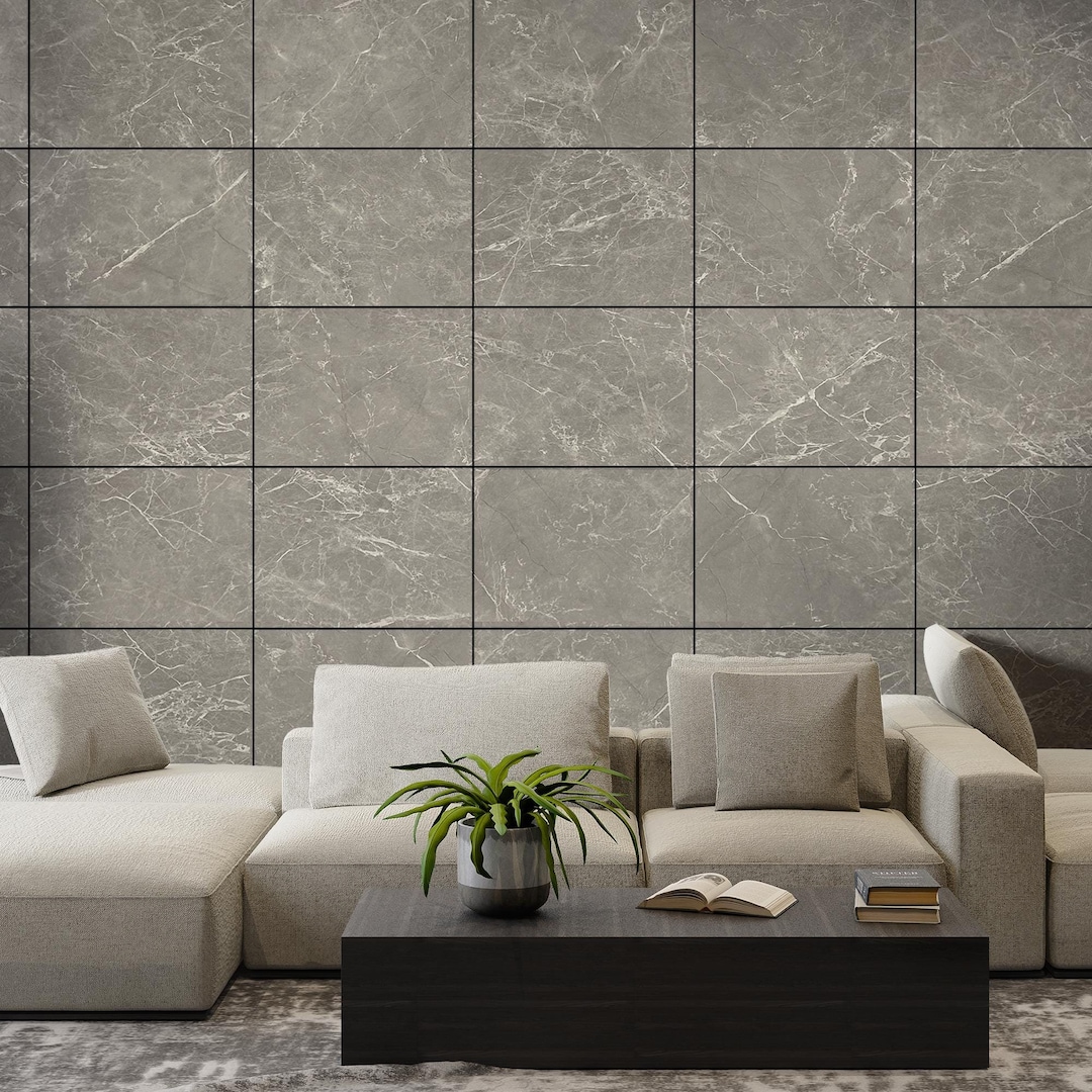 Dark Stone Wall Panels, Modular 3D Wall Panels, Living Room Hallway ...