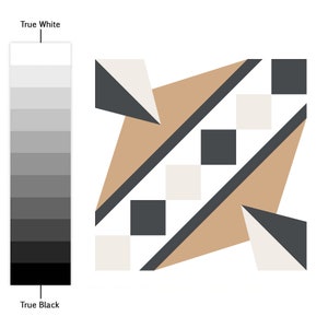 Larache Pattern Tile Stickers, Vinyl Waterproof Removable Sticker ...