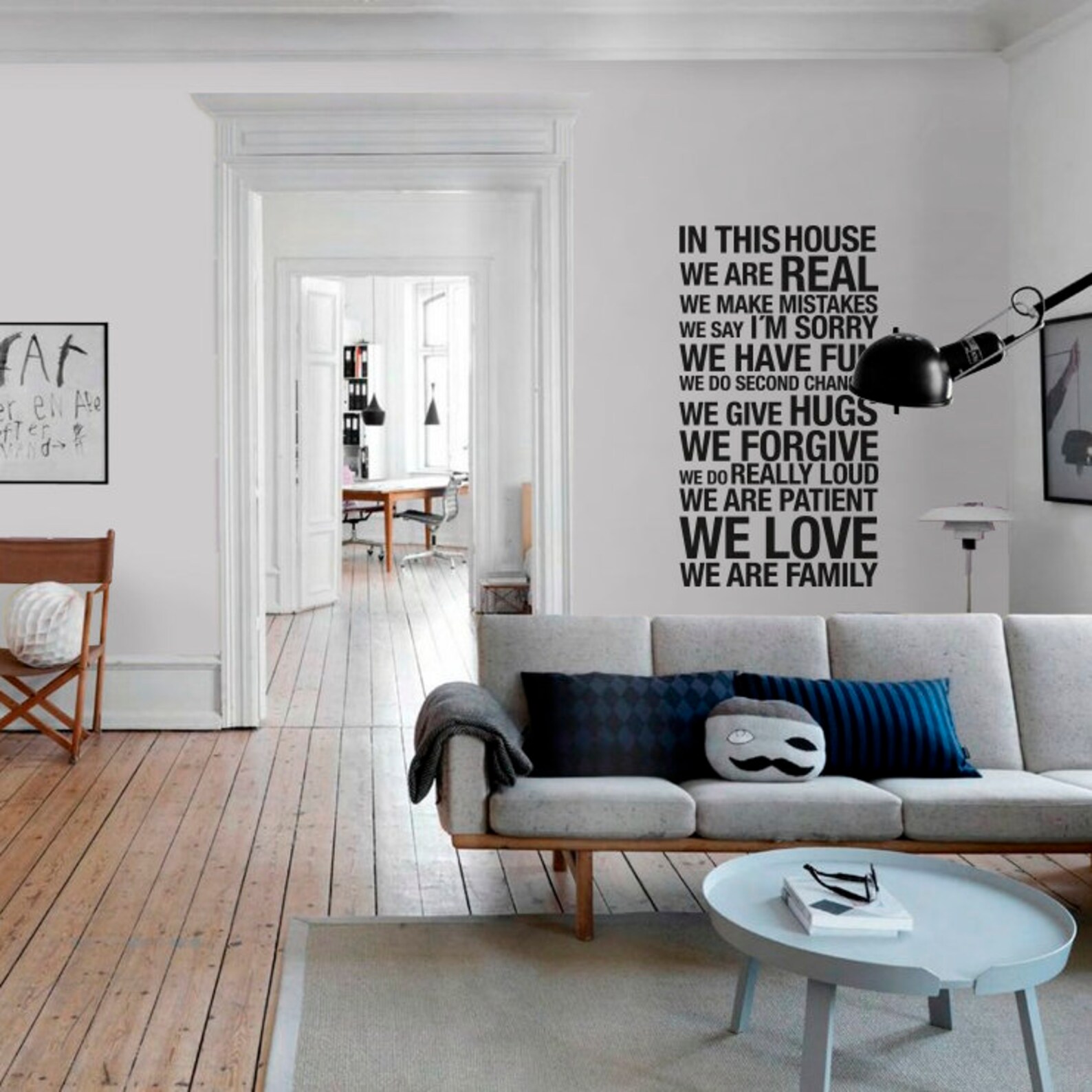 In This House Wall Art Wall Stickers Wall Decals Decal - Etsy