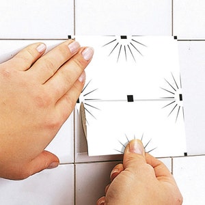 Kitchen & Bathroom Backsplash Tile Decals Tile/wall/stair Vinyl Decal ...