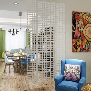 Dots Pattern Room Divider, Room Separator, Partition Hanging ...
