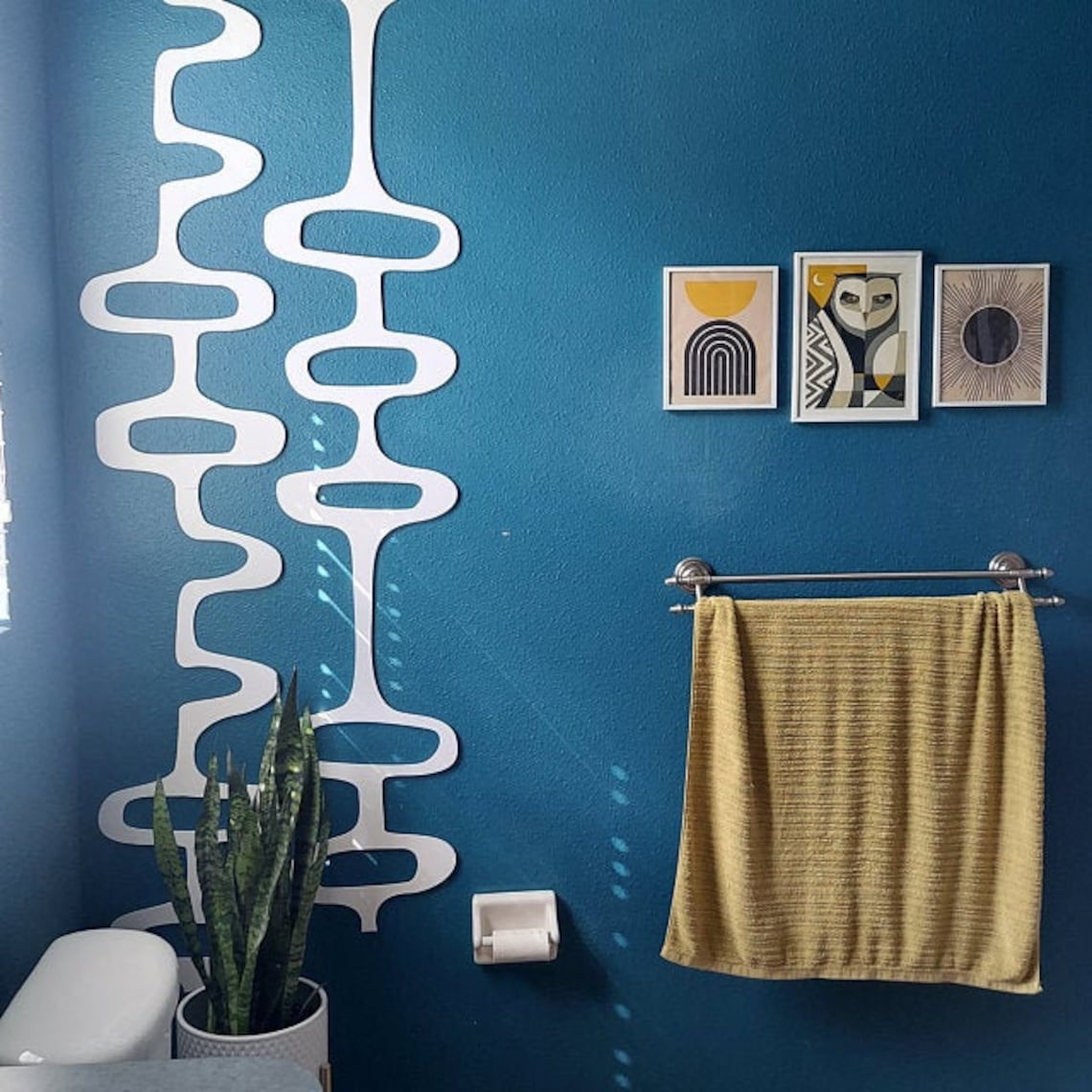 Retro 70s Decor 3D Wall Panels Mid-century Modern 70s - Etsy