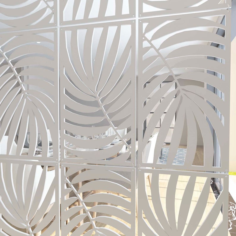 Palm Leaf Room Divider Privacy Screens System for Decorating | Etsy Canada