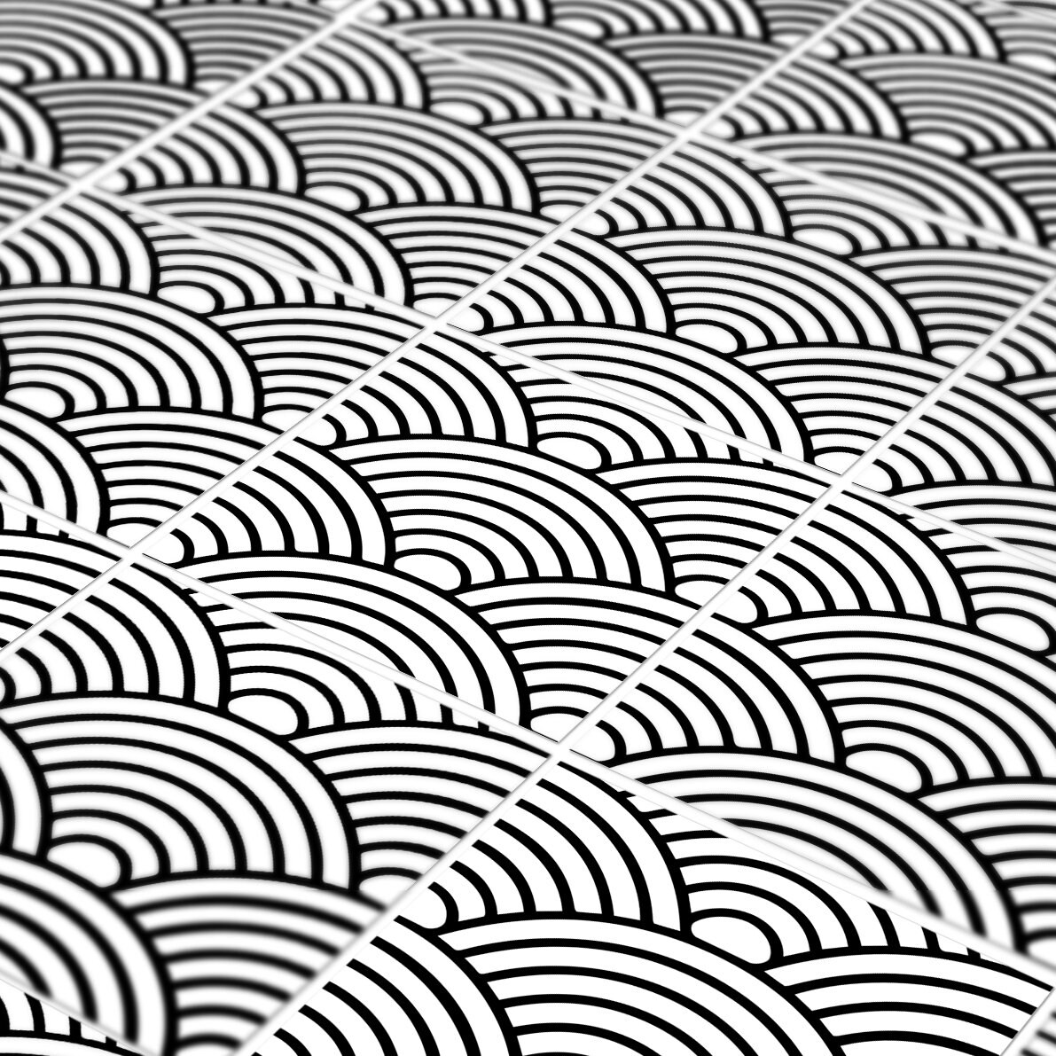 Japanese Waves Seamless Pattern Tile Stickers Fireplace | Etsy Canada