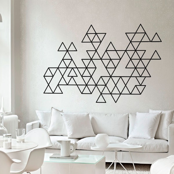 Geometric Wall Decal - Etsy