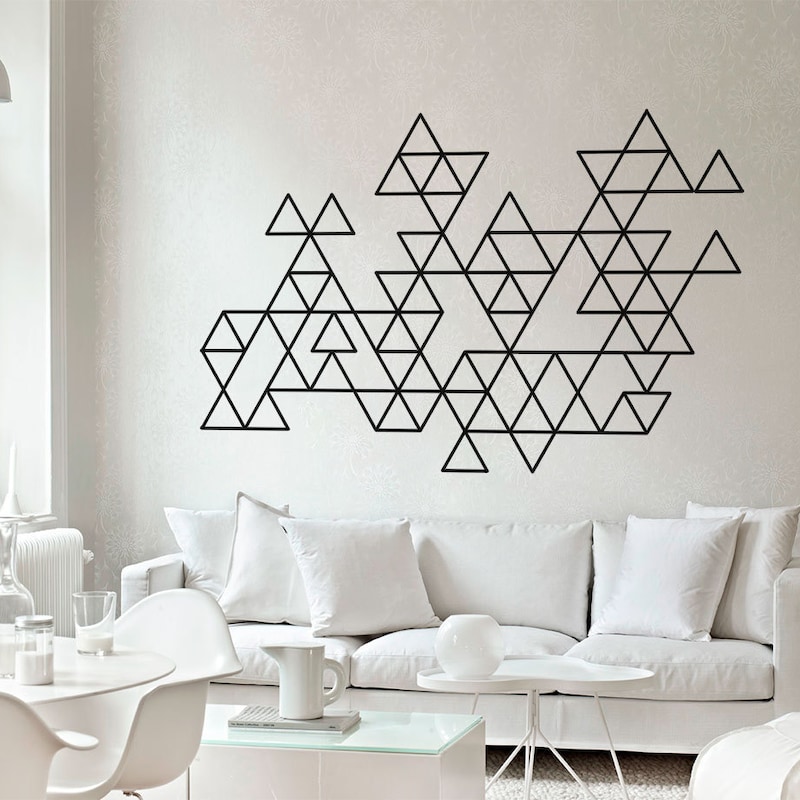 Triangle Wall Decals - Etsy