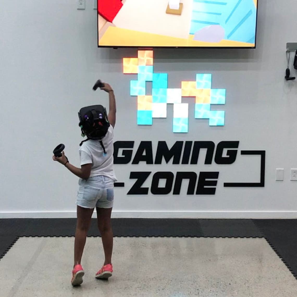 Gaming Zone 3D Wall Decor Video Games Sign Gameroom Sign - Etsy