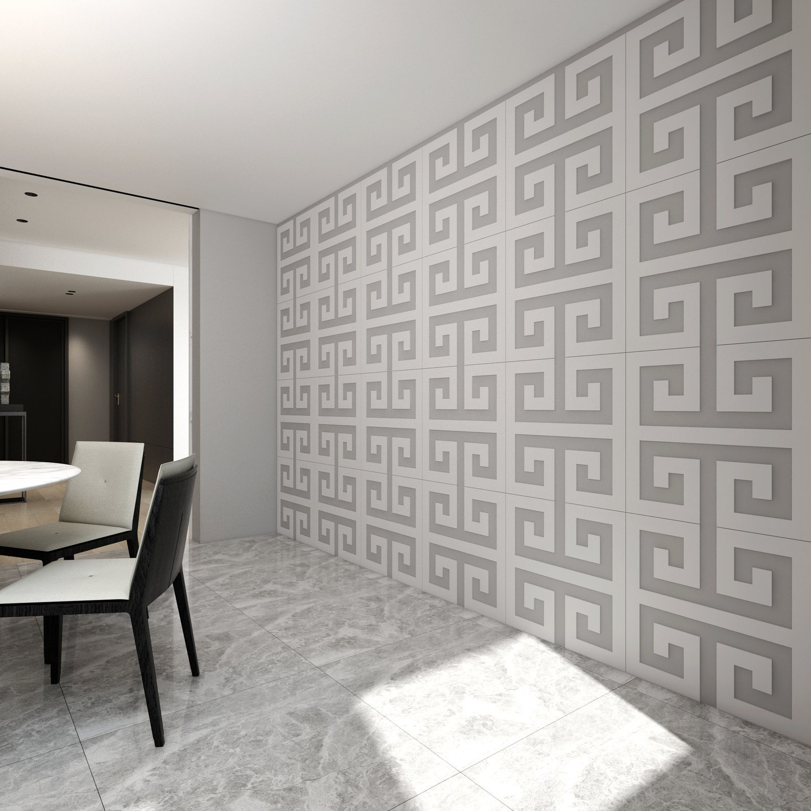 Greek Key - Decorative Wall Panels - Mid Century Modern - Wall Paneling ...