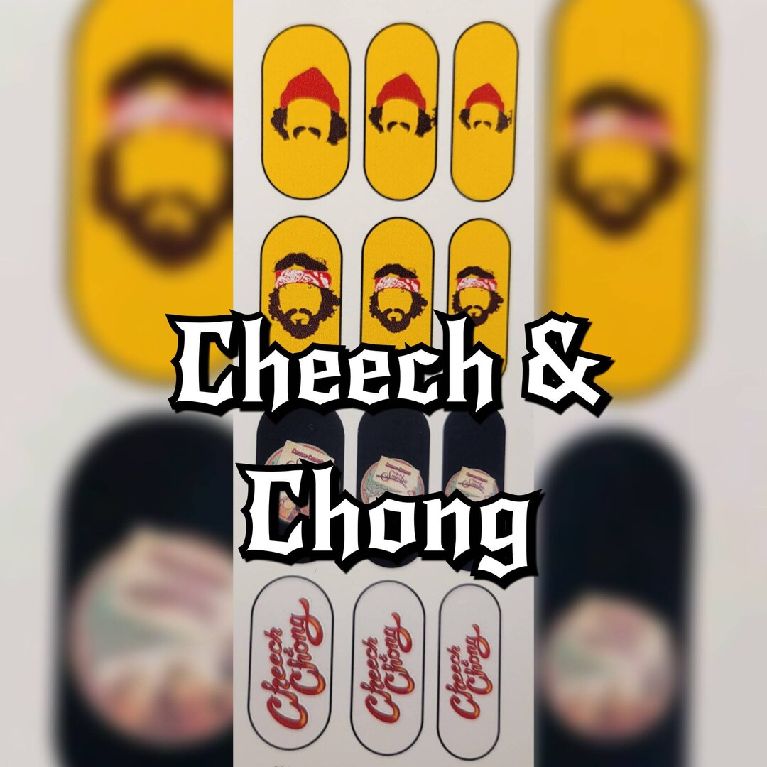 Cheech & Chong Waterslide Nail Decals - Etsy