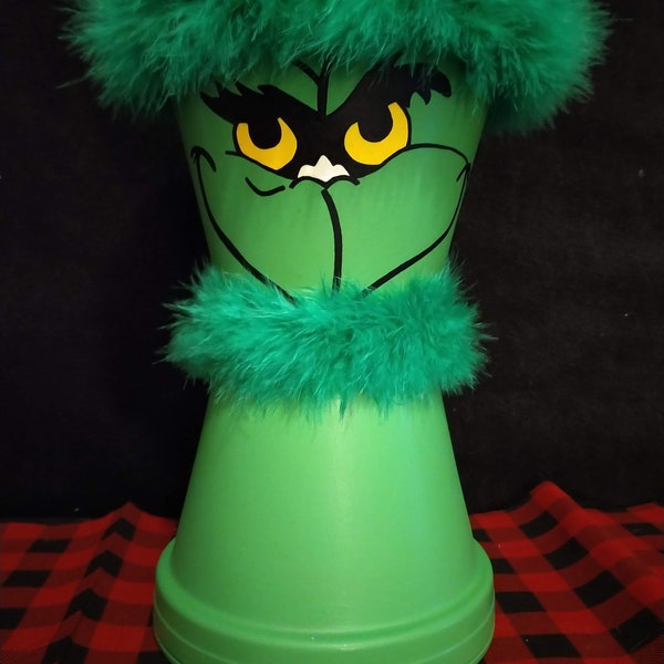 Grinch Pot Plant - Etsy