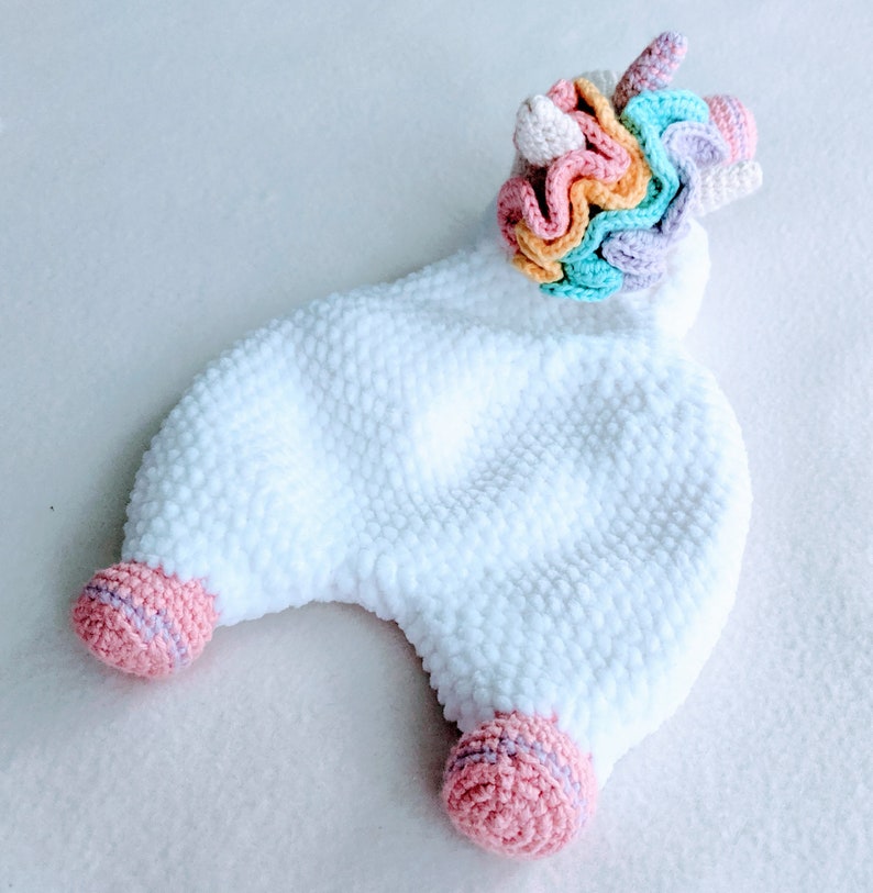 ADD-ON Pattern SLEEPY Unicorn Comforter Crochet Lovey - Etsy
