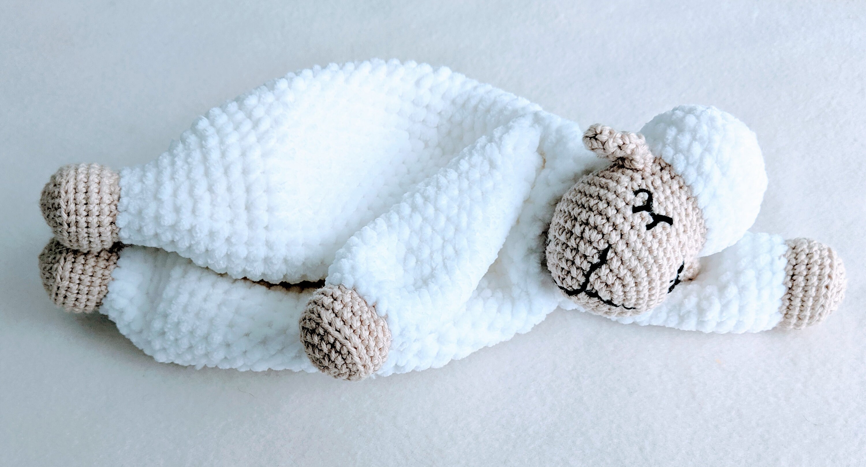 PATTERN ONLY SLEEPY Sheep Comforter Crochet Sheep Crochet - Etsy Canada