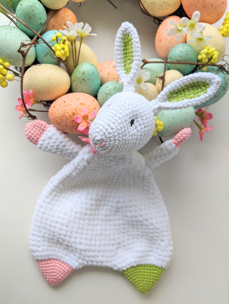PATTERN ONLY Cuddly Bunny Comforter crochet bunny crochet | Etsy