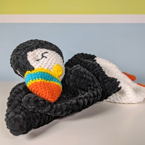 ADD-ON Pattern, *BABY* Puffin Comforter, Crochet Puffin Pattern ...