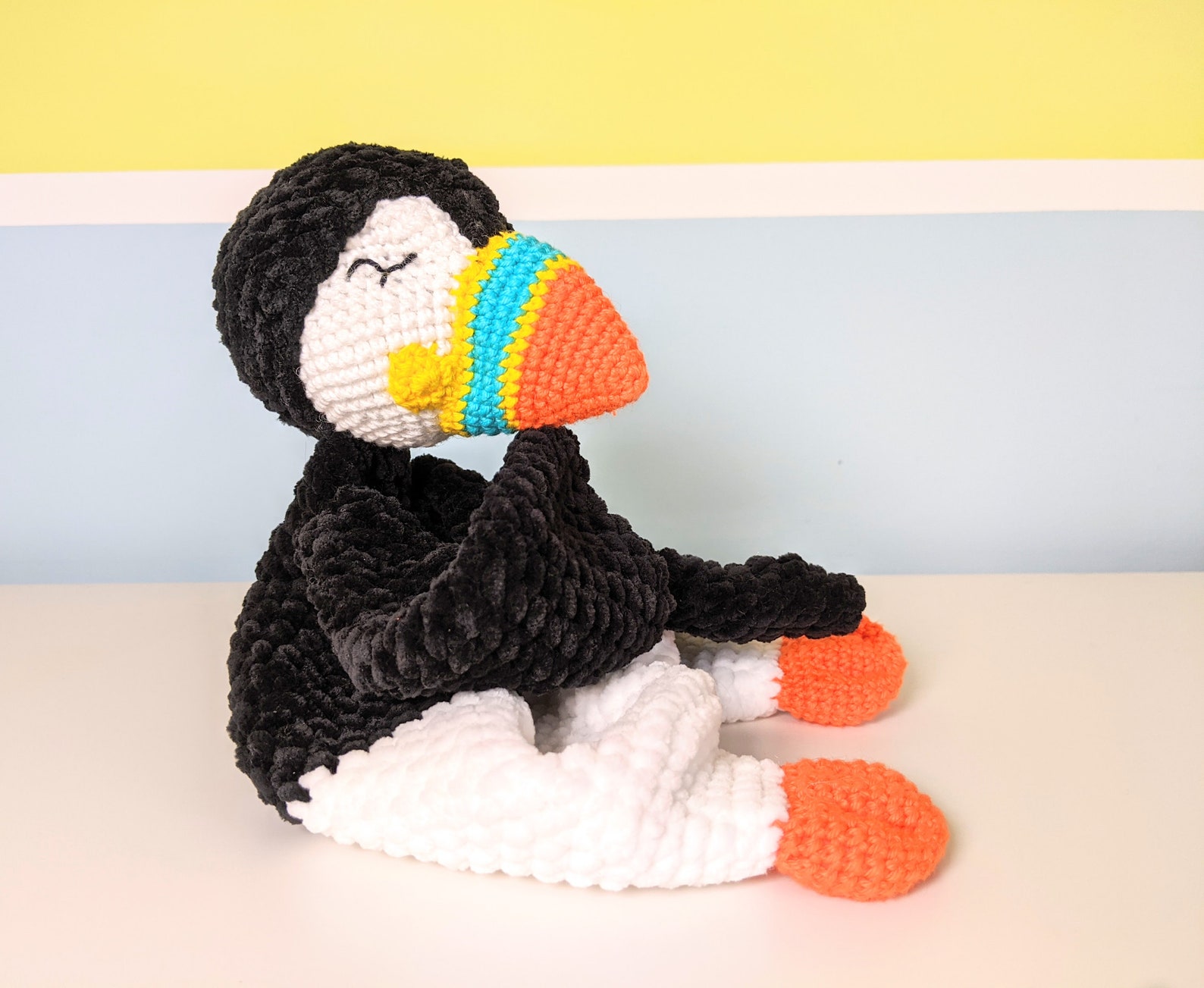 ADD-ON PATTERN Baby Puffin Comforter Crochet Puffin Pattern | Etsy