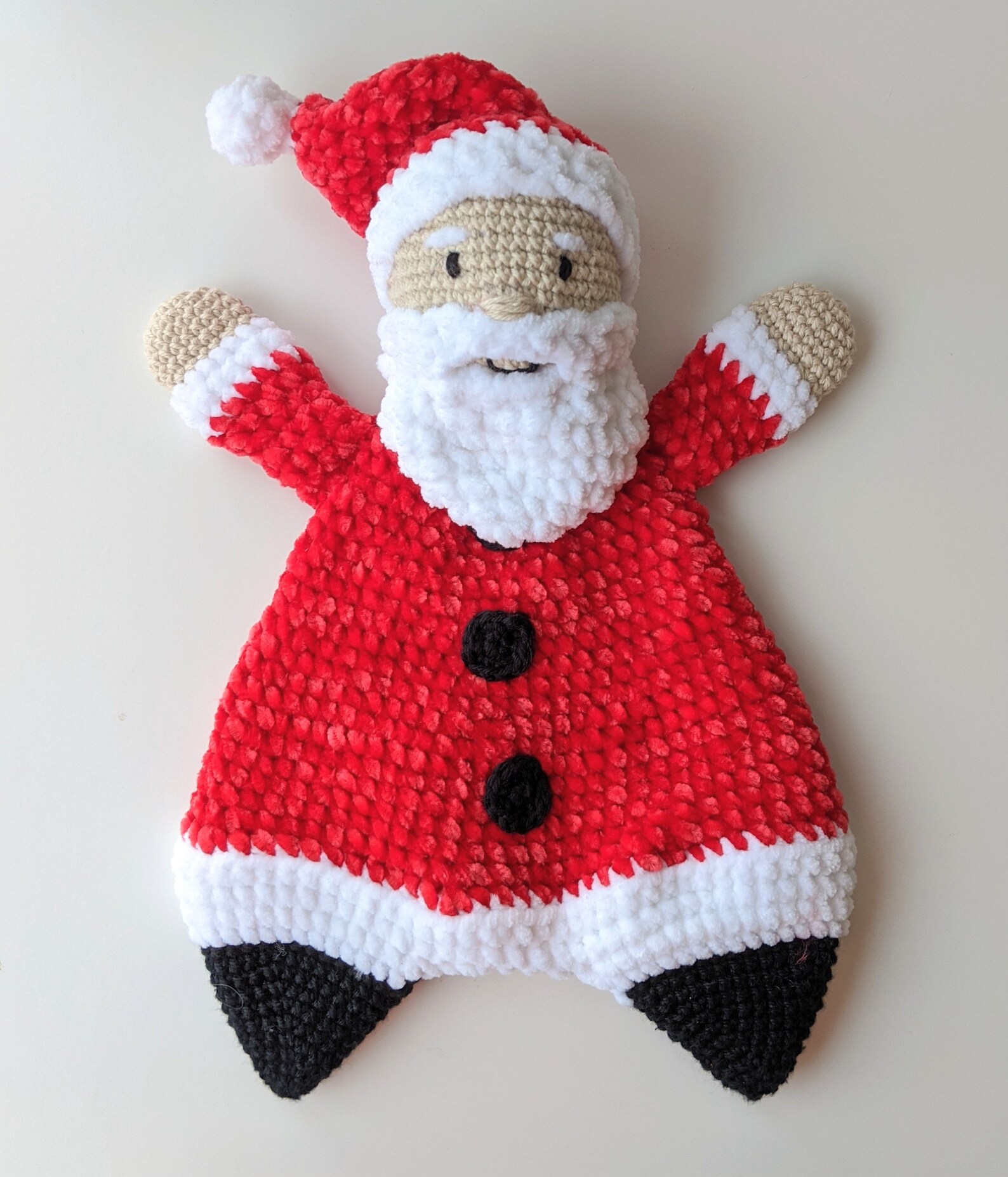 PATTERN ONLY CUDDLY Santa Comforter Crochet Lovey Crochet - Etsy