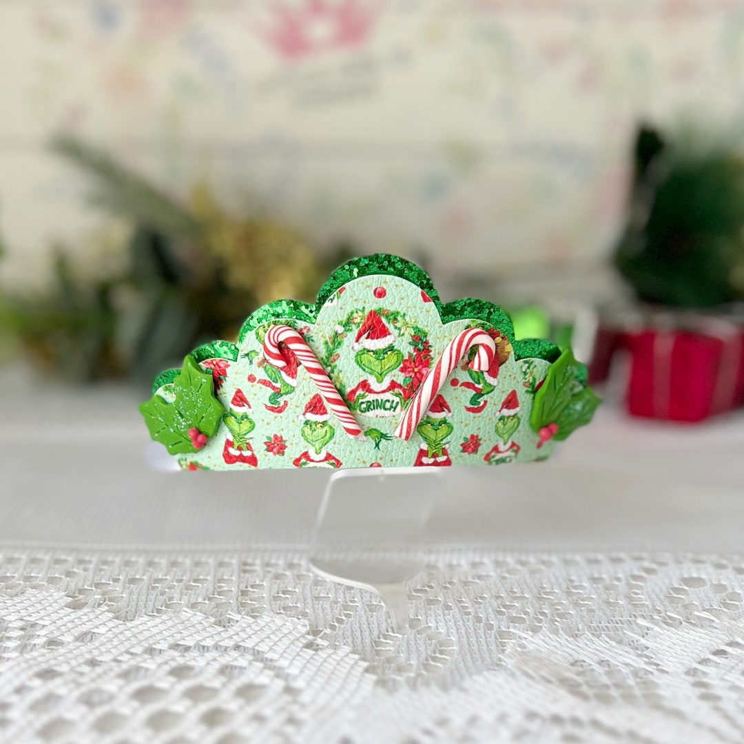 Christmas Grinch Tiara Christmas Tiara, Grinch Christmas, Girls ...