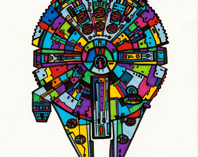 Funky Millenium Original Drawing - Etsy