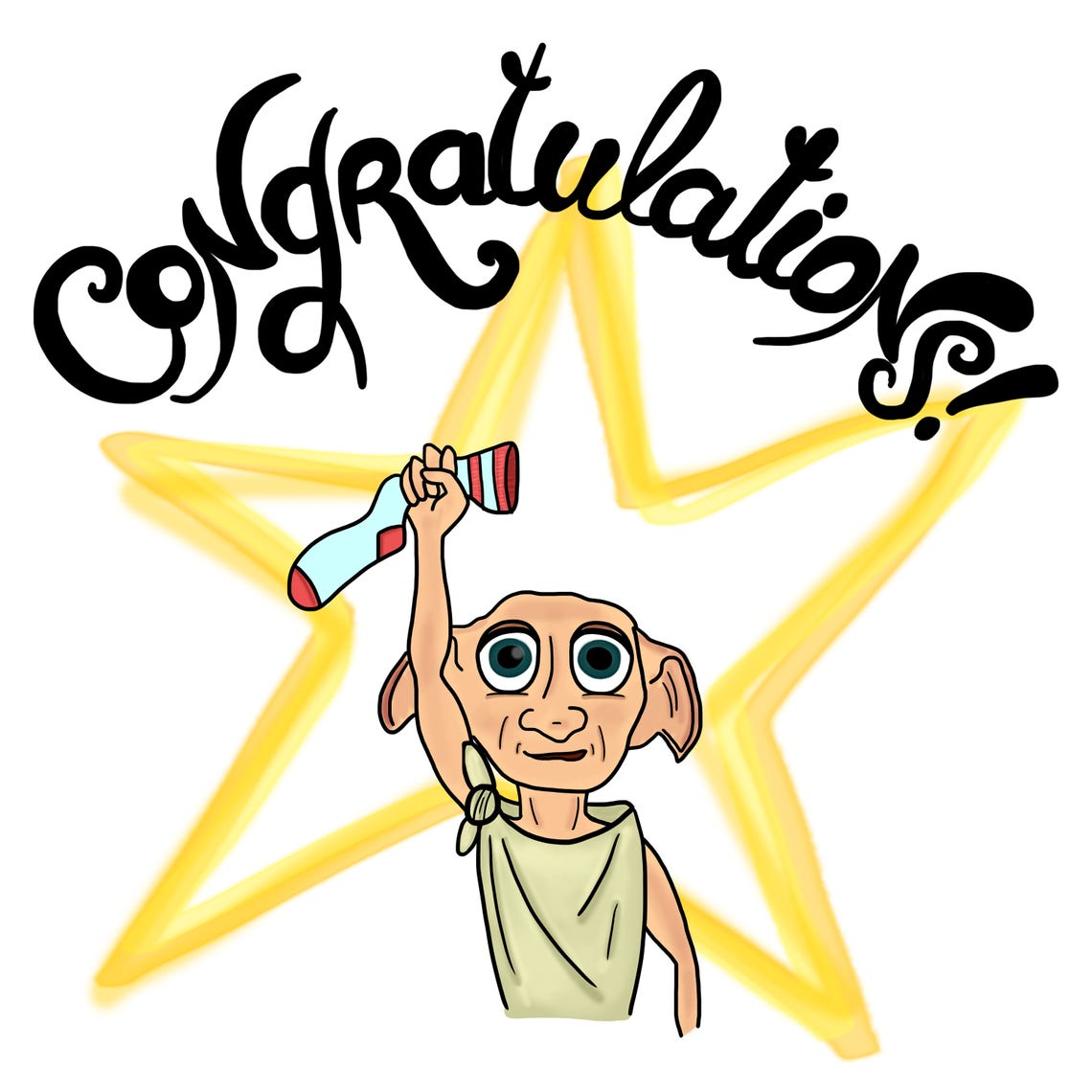 Freedom Sock dobby/congratulations 5x7 Greeting Card With Envelope FREE ...