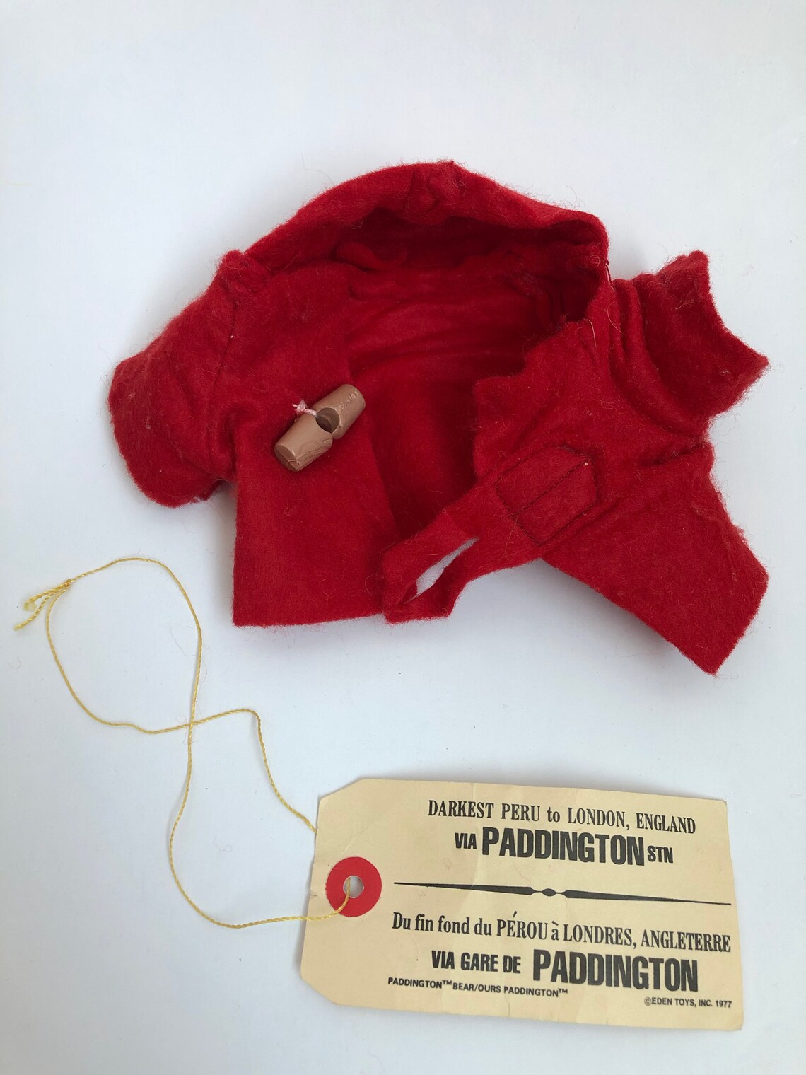 Vintage 1977 Paddington Bear by Eden Toys - Etsy