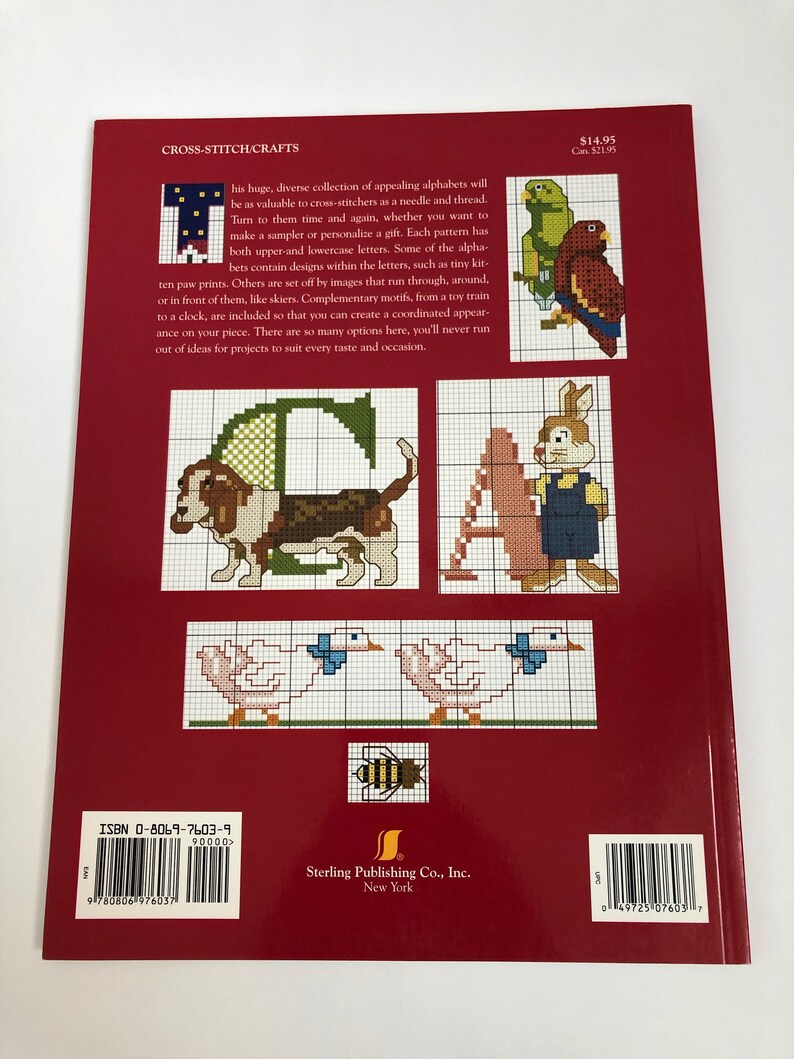 Decorative Cross Stitch Alphabets Book - Etsy