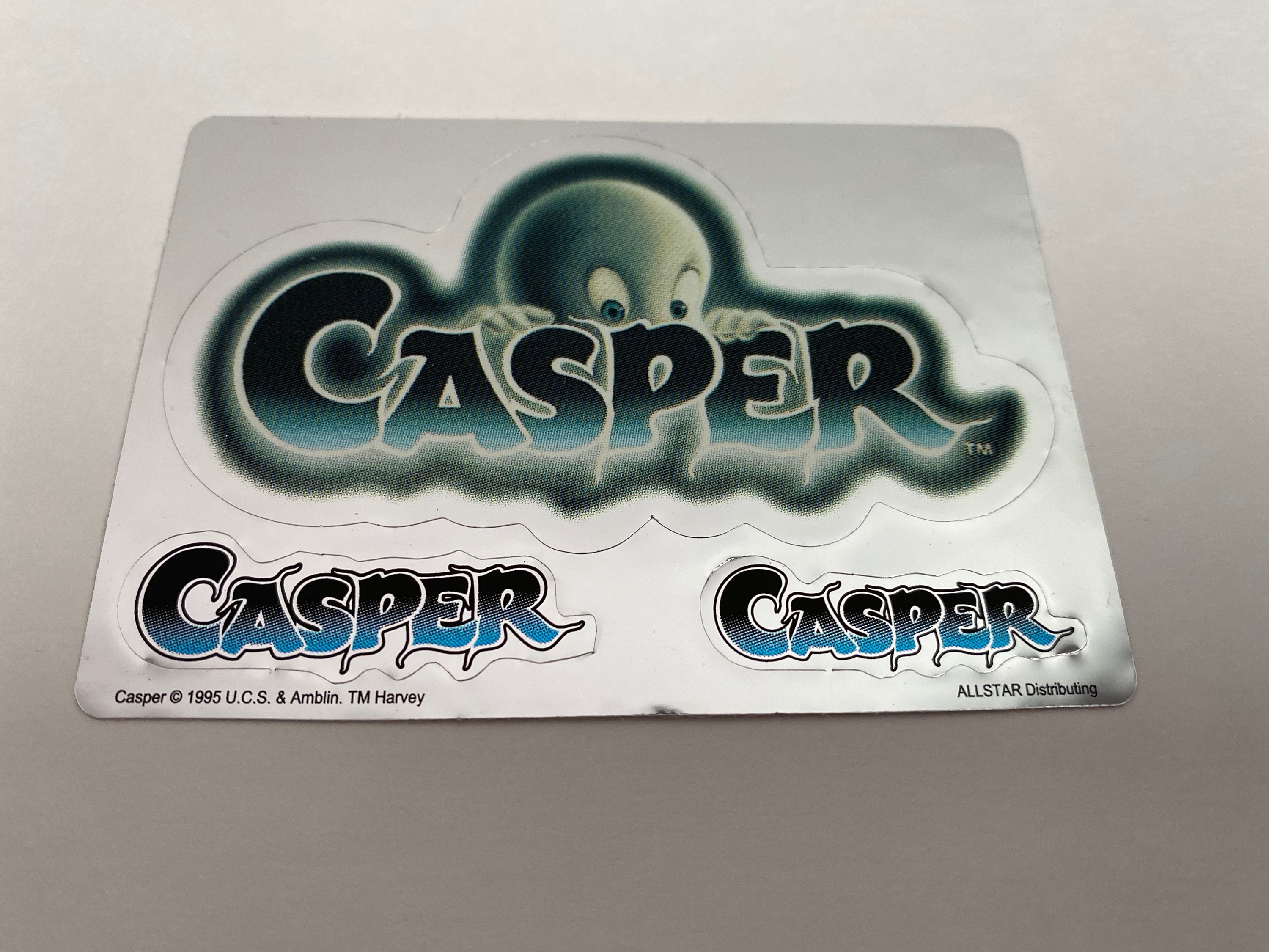 1995 Casper the Ghost Vending Stickers - Etsy