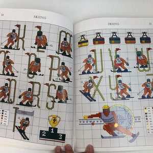 Decorative Cross Stitch Alphabets Book | Etsy