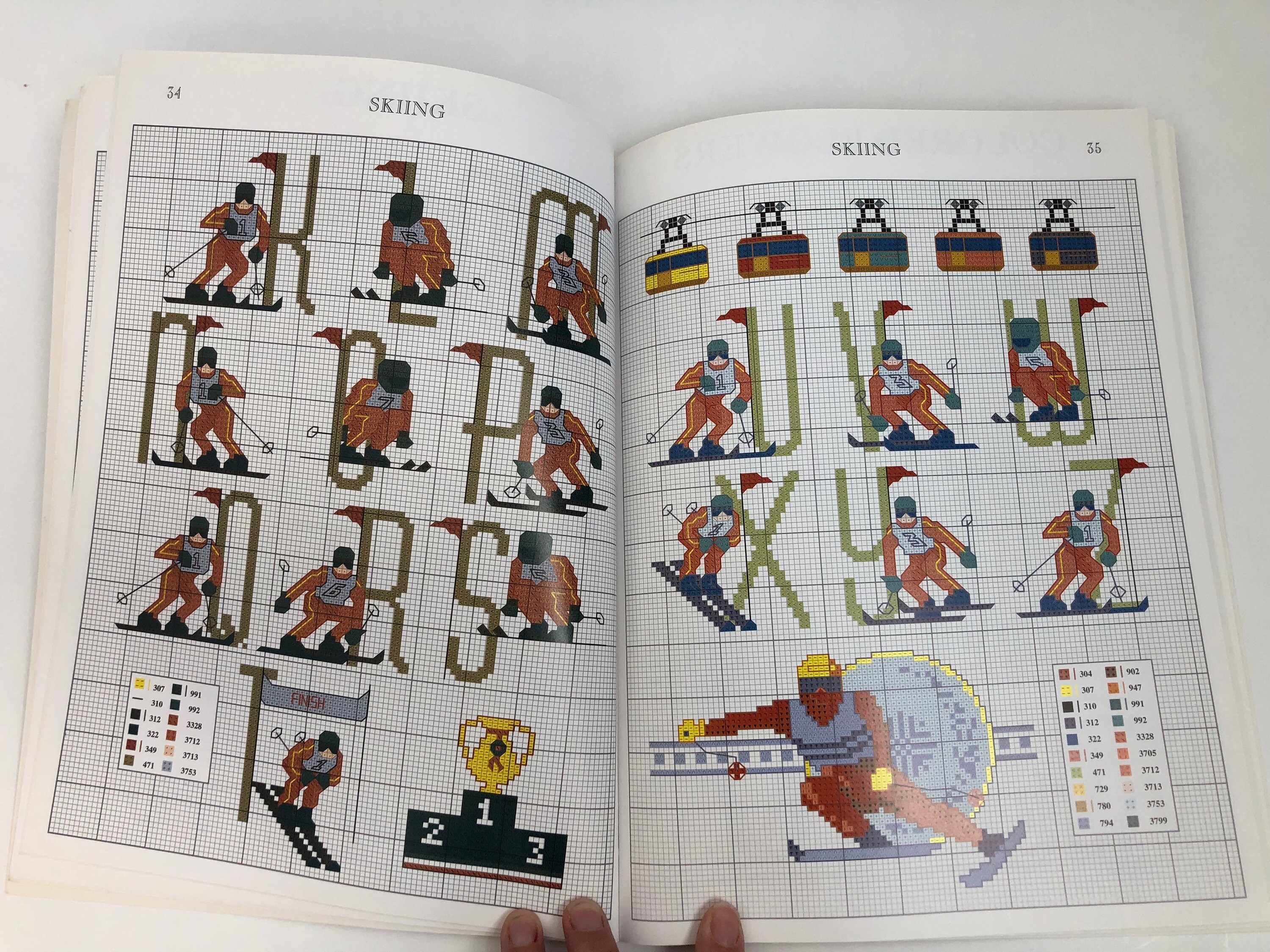 Decorative Cross Stitch Alphabets Book - Etsy