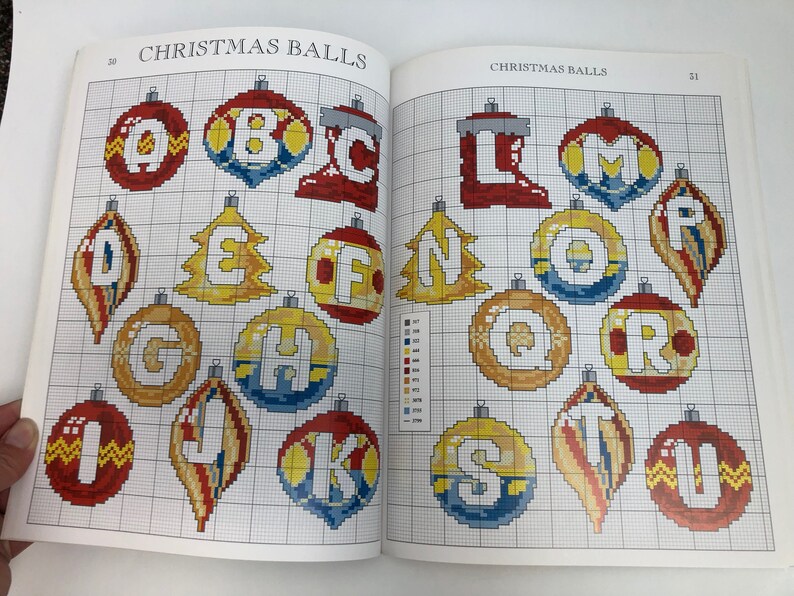 Decorative Cross Stitch Alphabets Book - Etsy