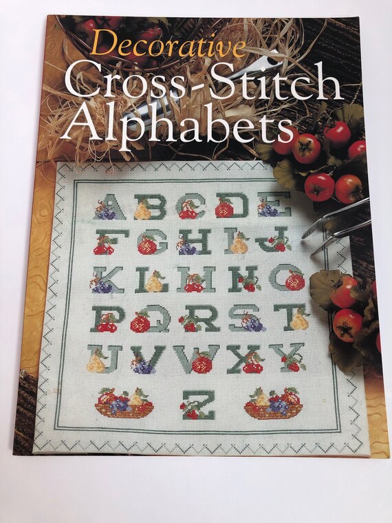 Decorative Cross Stitch Alphabets Book | Etsy