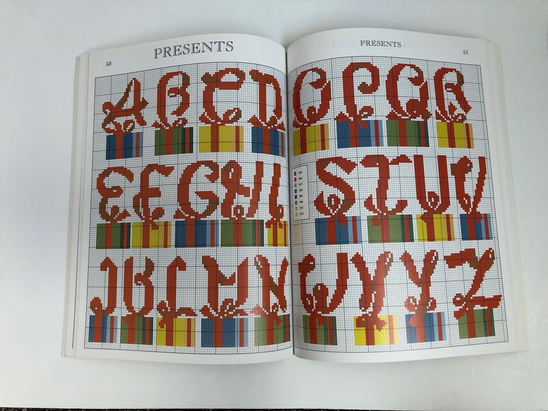 Decorative Cross Stitch Alphabets Book - Etsy