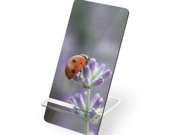 Phone Stand Blue and Gold Watercolor Mobile Display Stand for ...