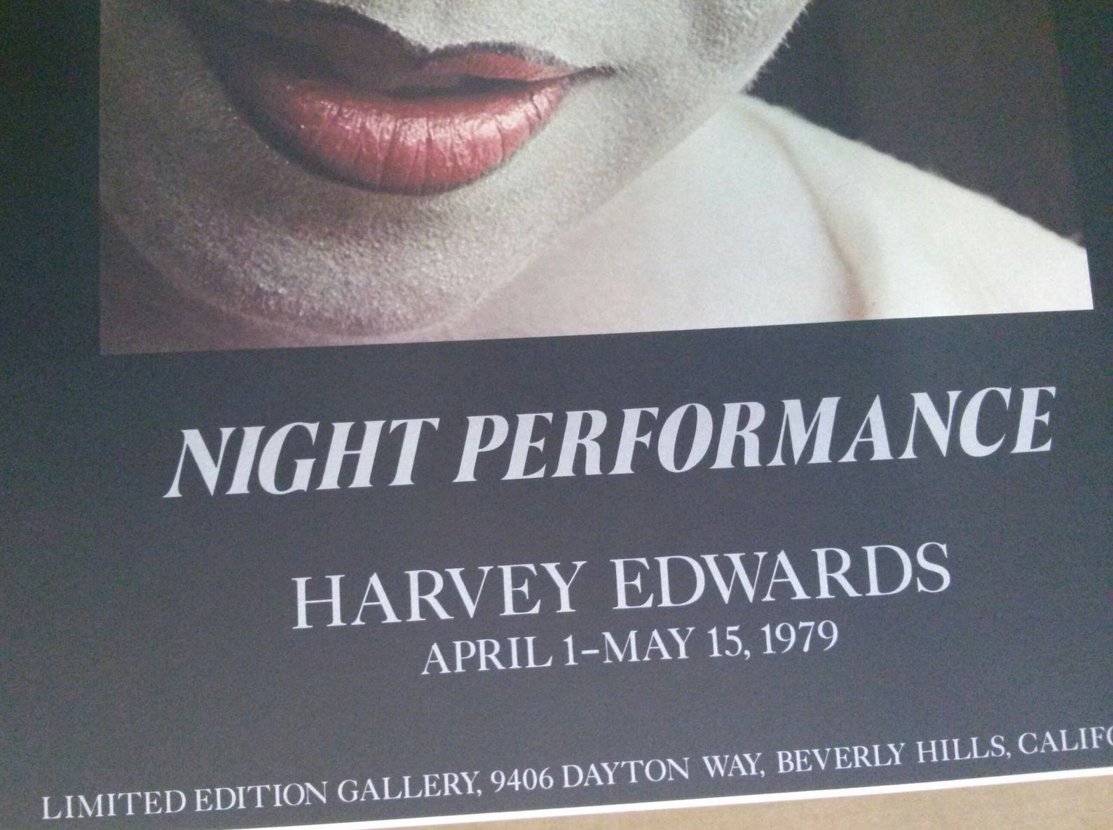 Harvey Edwards Vintage "night Performance" Ballet Litho Poster on Heavy ...