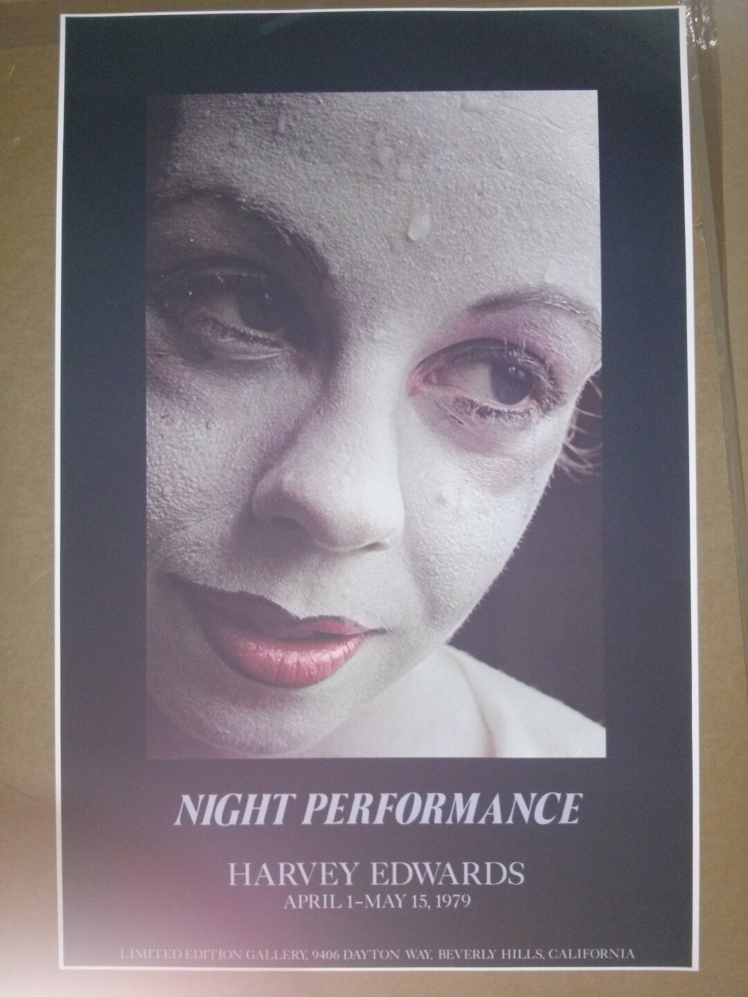 Harvey Edwards Vintage "night Performance" Ballet Litho Poster on Heavy ...