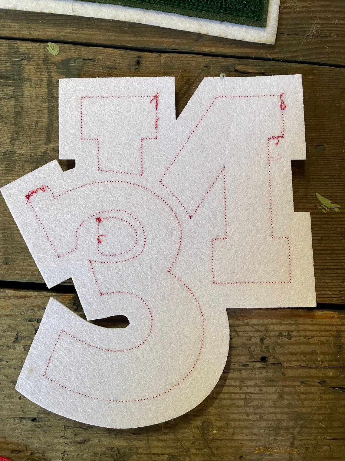 Large Varsity Letter Chenille Felt Patch. NOS New Never Attached! - Etsy